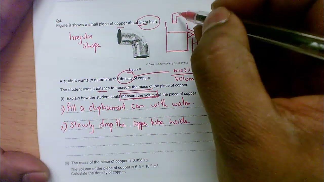 How to measure the volume of an irregular object to calculate the ...