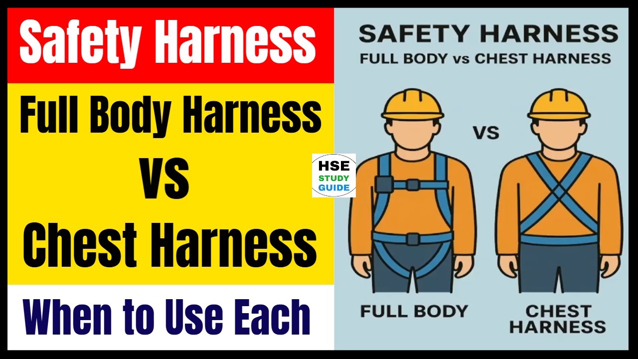 Safety Harness: Full Body vs Chest Harness – When to Use Each ...
