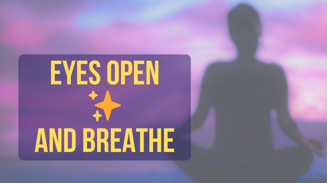 Morning Meditation: Eyes Open & Breathe Fully (Yogic Breath Practice ...