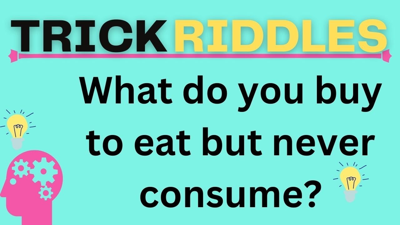 These trick Riddles will tease your brain. - YouTube