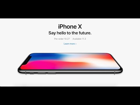 Introducing The iPhone X: Say Hello To The Future. - YouTube