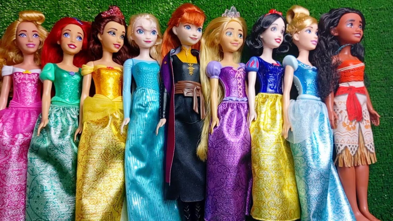 Disney Princess Doll Makeover ~ DIY Miniature Ideas for Barbie - Dress ...
