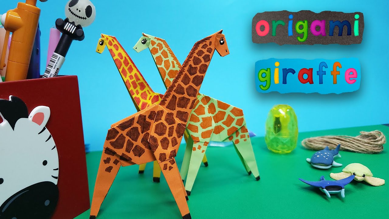 Origami Paper Giraffe | How to make Giraffe step by step - YouTube