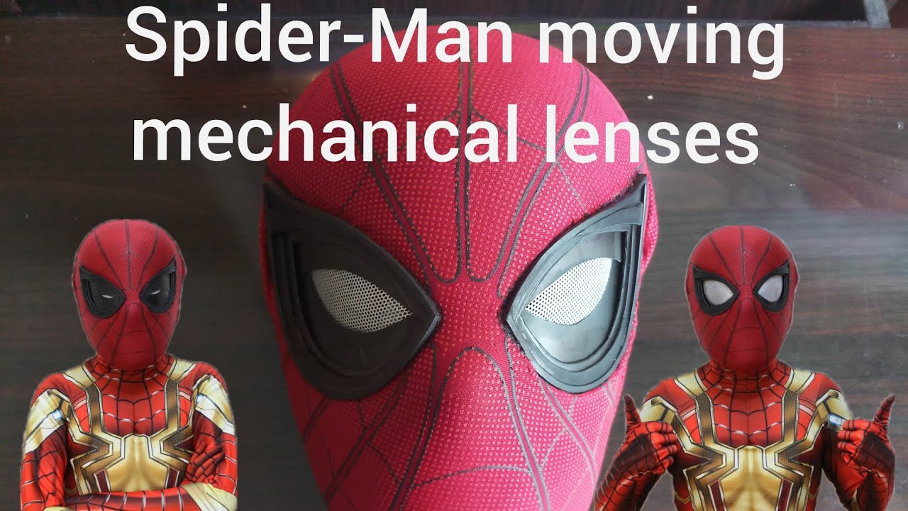 Spider-Man moving mechanical lenses made by @g.r.production - YouTube
