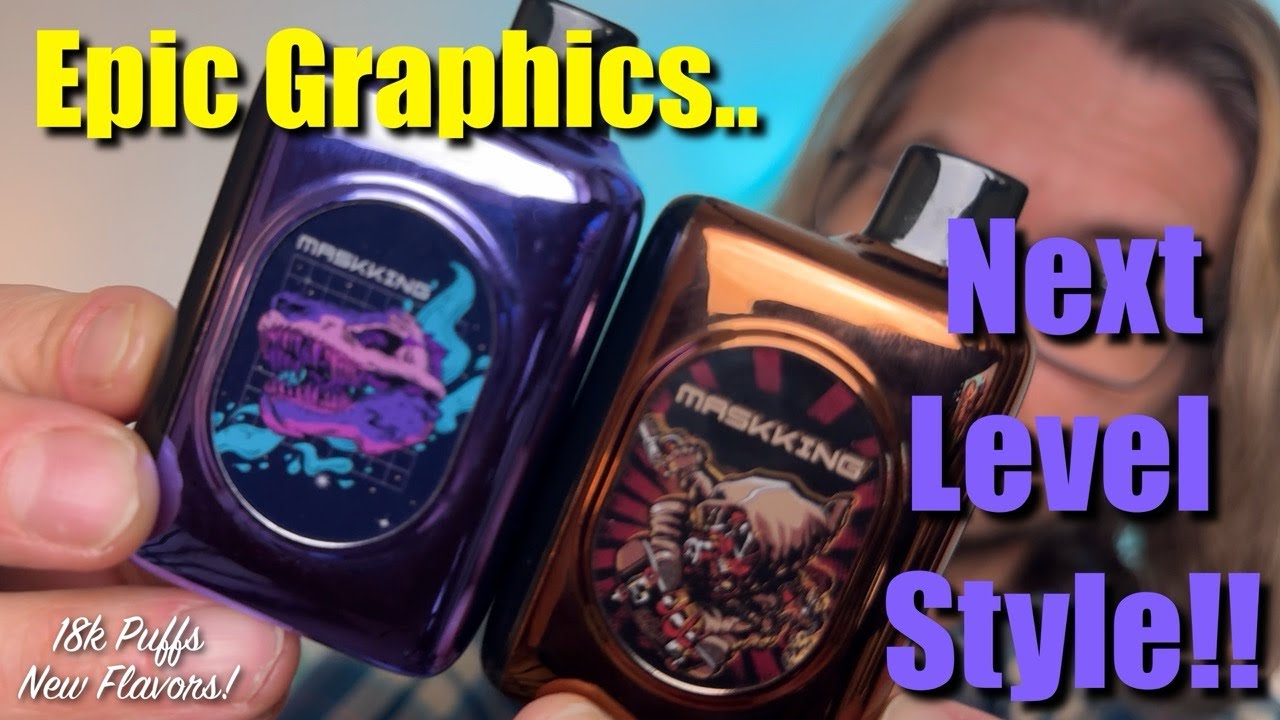 Maskking Roki X 18k Vape! Triple Berry, Passionfruit Kiwi Review! - YouTube