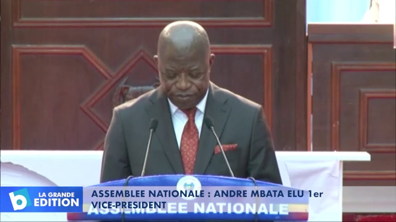 Assemblée Nationale: André Mbata élu 1er vice-président - YouTube