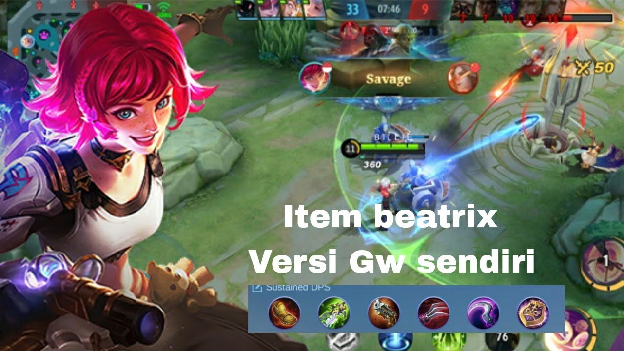 Item Beatrix Versi Gw sendiri Dijaamin sapeg#mobilelegends - YouTube