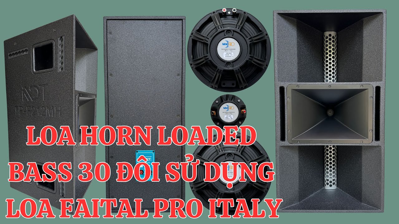 Loa Faital Pro Italy Horn Loaded Bass 30 Đôi 07/12/2024 - YouTube