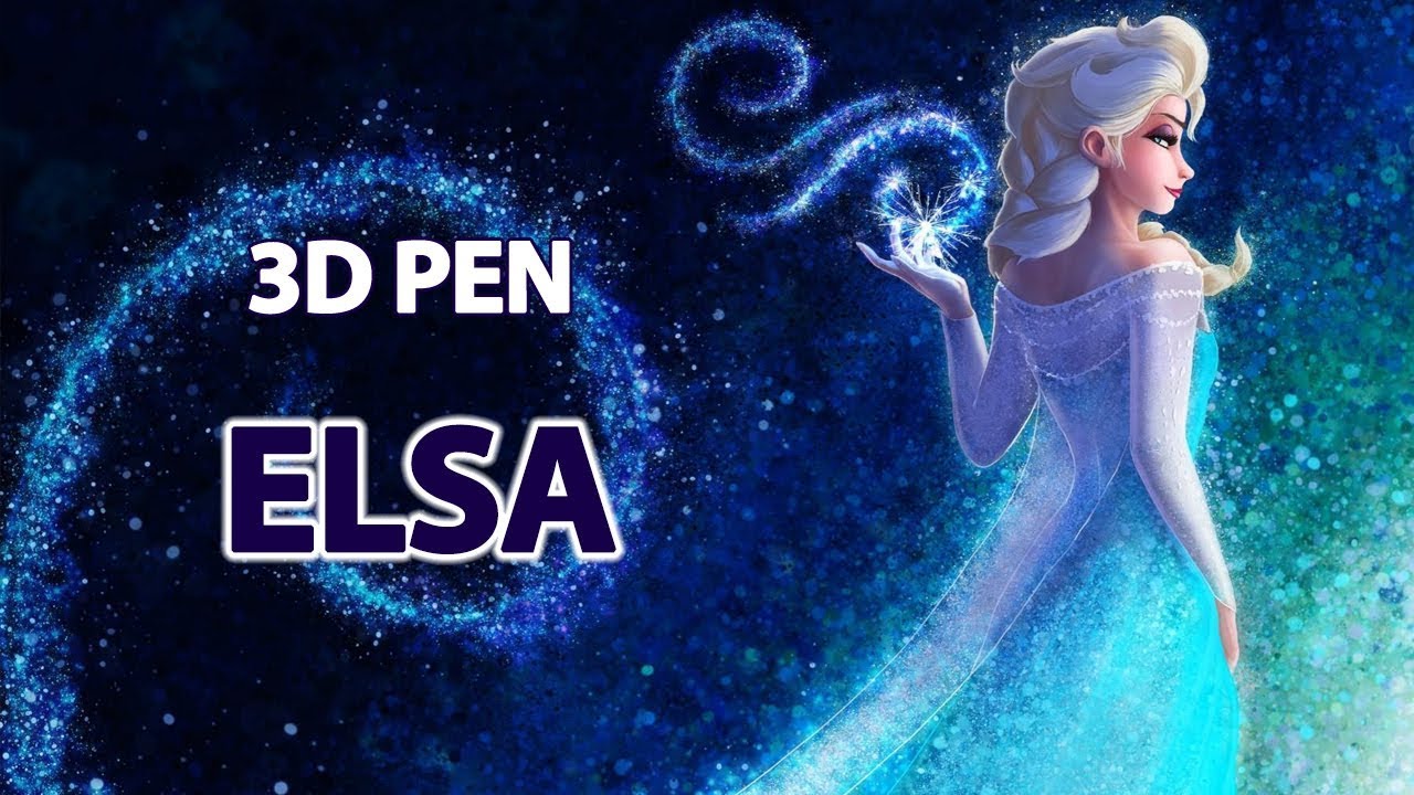 3D PEN | ELSA FROZEN | КАК НАРИСОВАТЬ ЭЛЬЗУ 3D РУЧКОЙ ИЗ ХОЛОДНОГО ...
