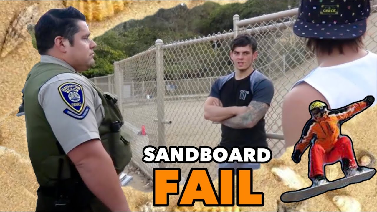SANDBOARDING FAIL! - YouTube