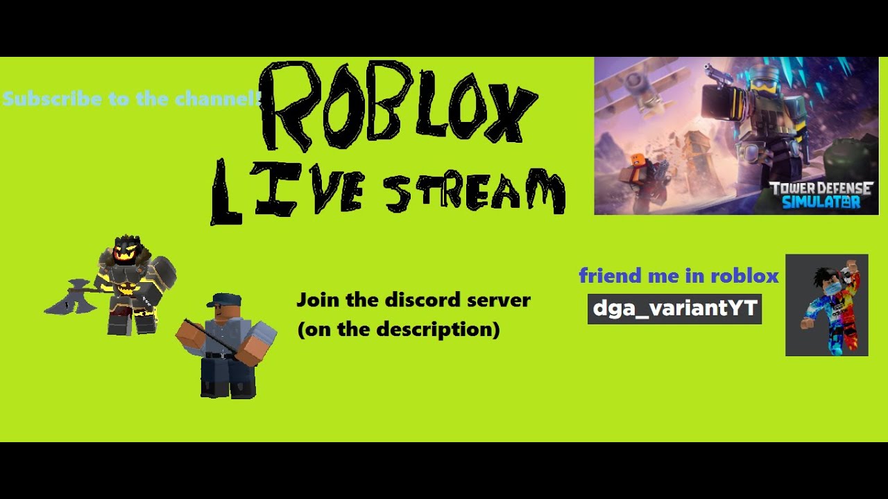 Roblox live stream and playing other games - YouTube