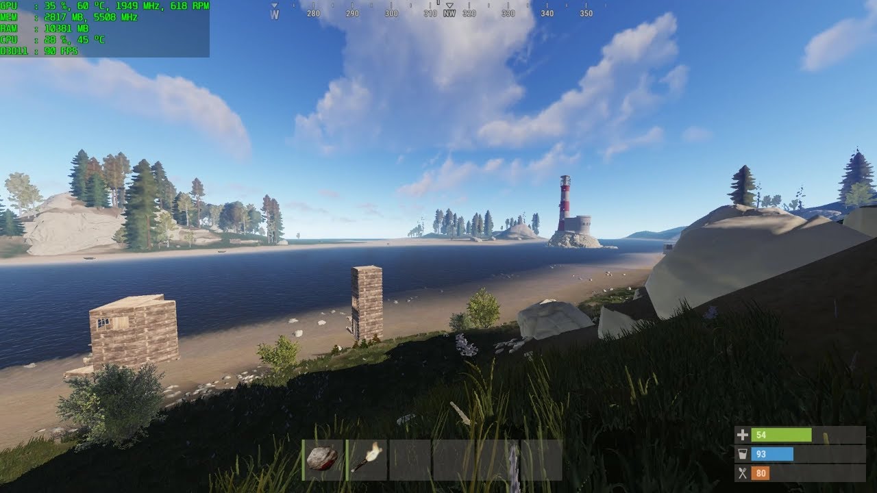 RUST - 1440p - Lowest Settings - 1080 Ti - i9-7900X - Performance Test ...