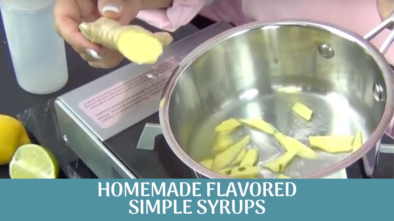 Homemade Flavored Simple Syrup - YouTube