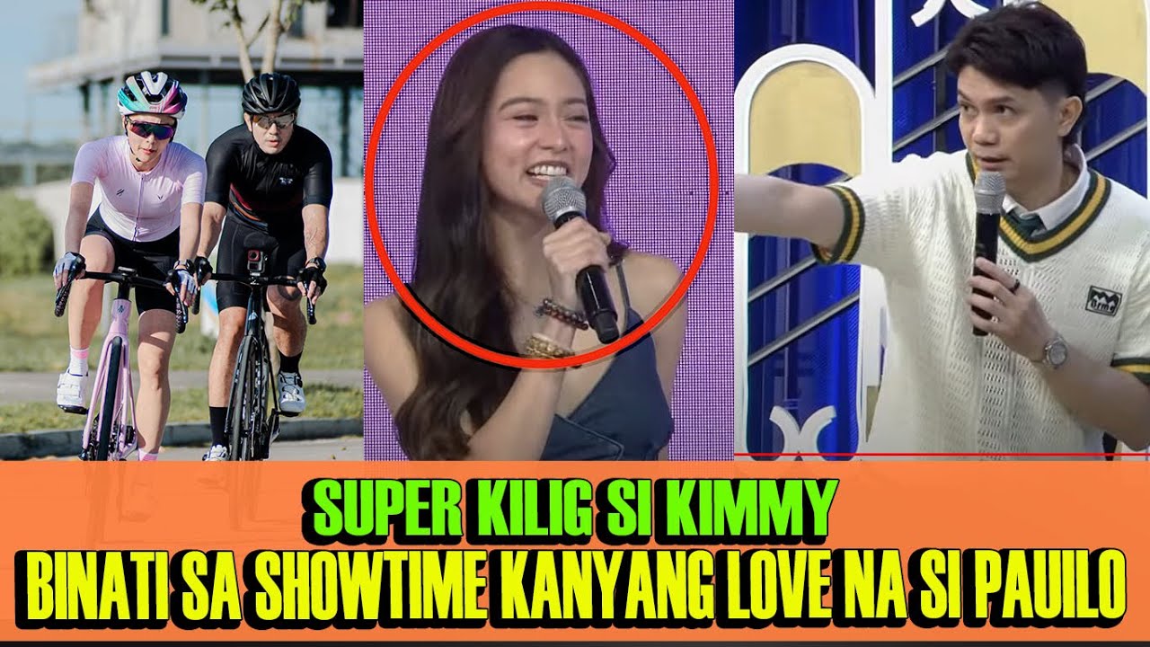 SUPER KILIG SI KIMMY NA BATIIN ANG KANYANG LOVE NA SI PAU SA SHOWTIME ...