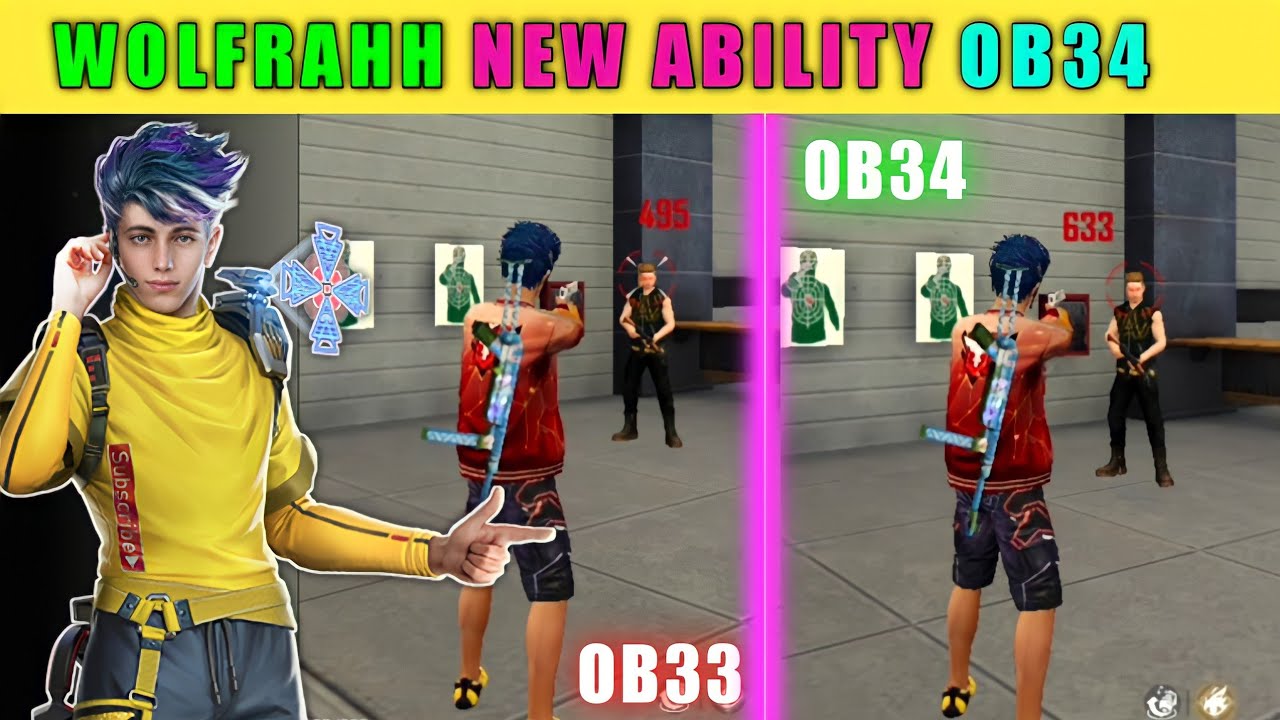 Wolfrahh Character New Ability Test After Update || Wolfrahh New ...