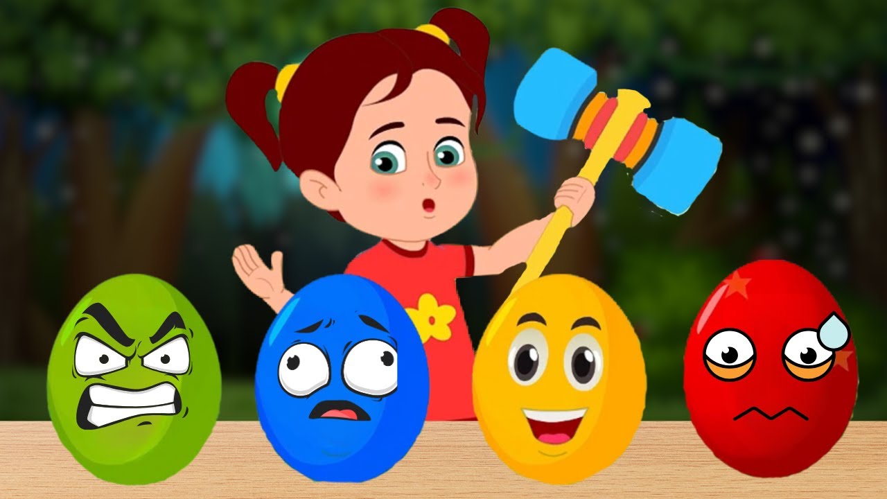 Egg Surprise Animals | Learn Animal Names | Nursery Rhyme For Kids ...