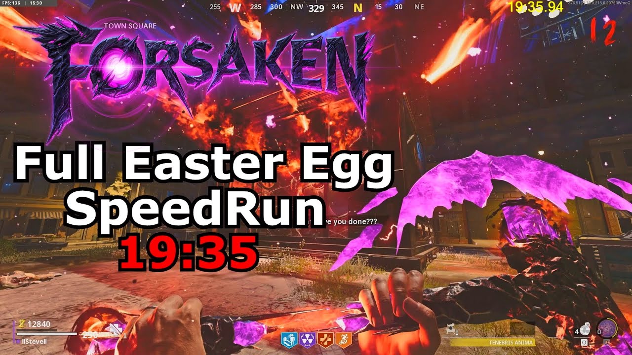 Forsaken Solo Easter Egg Speed Run (building chrysalax WW) 19:35 - YouTube