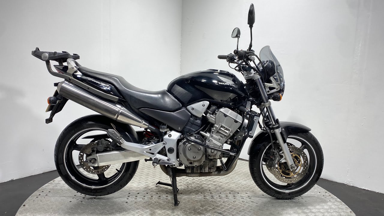 HONDA HORNET 900 CB900F 2002 58K WALK AROUND / PROJECT BIKE - YouTube