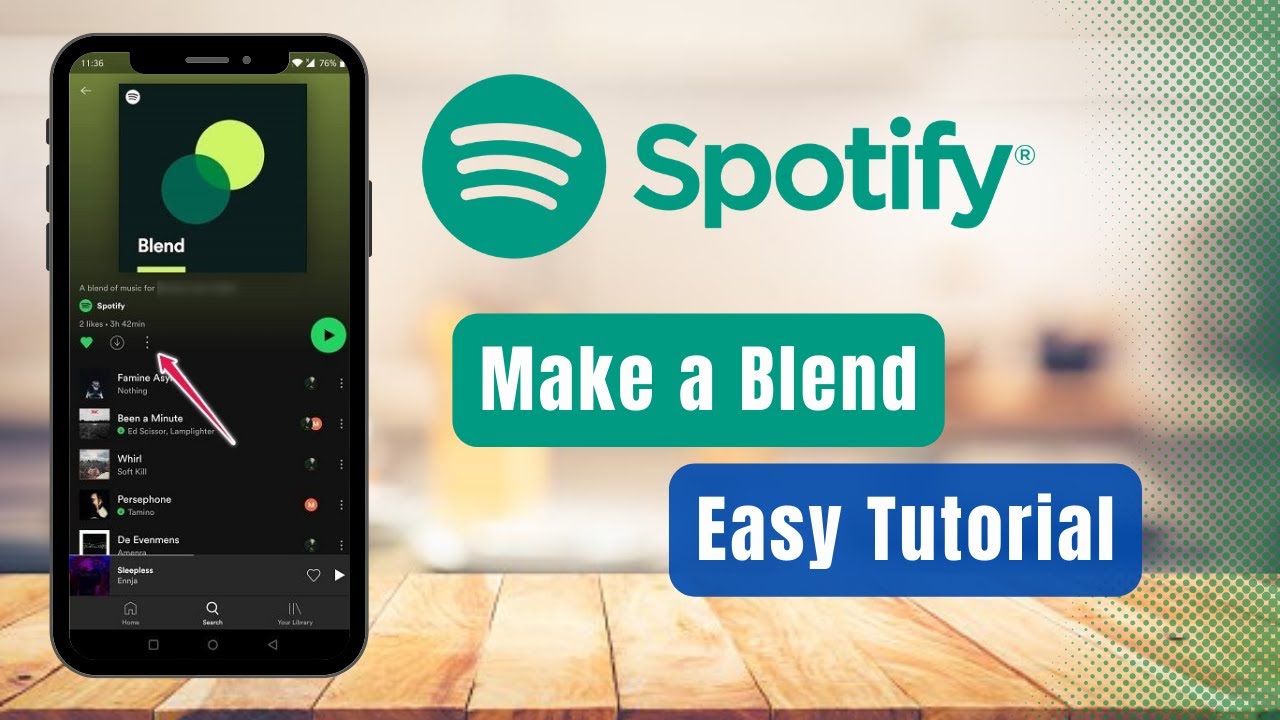 How to Make a Blend on Spotify ! - YouTube