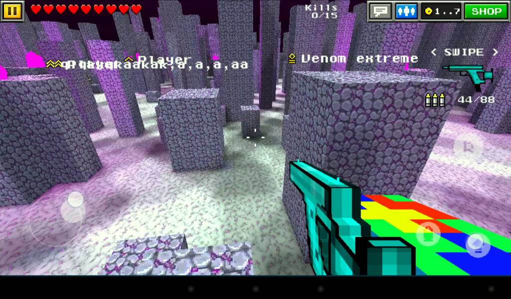 Pixel Gun 3D Gameplay #2 (New Map) - YouTube