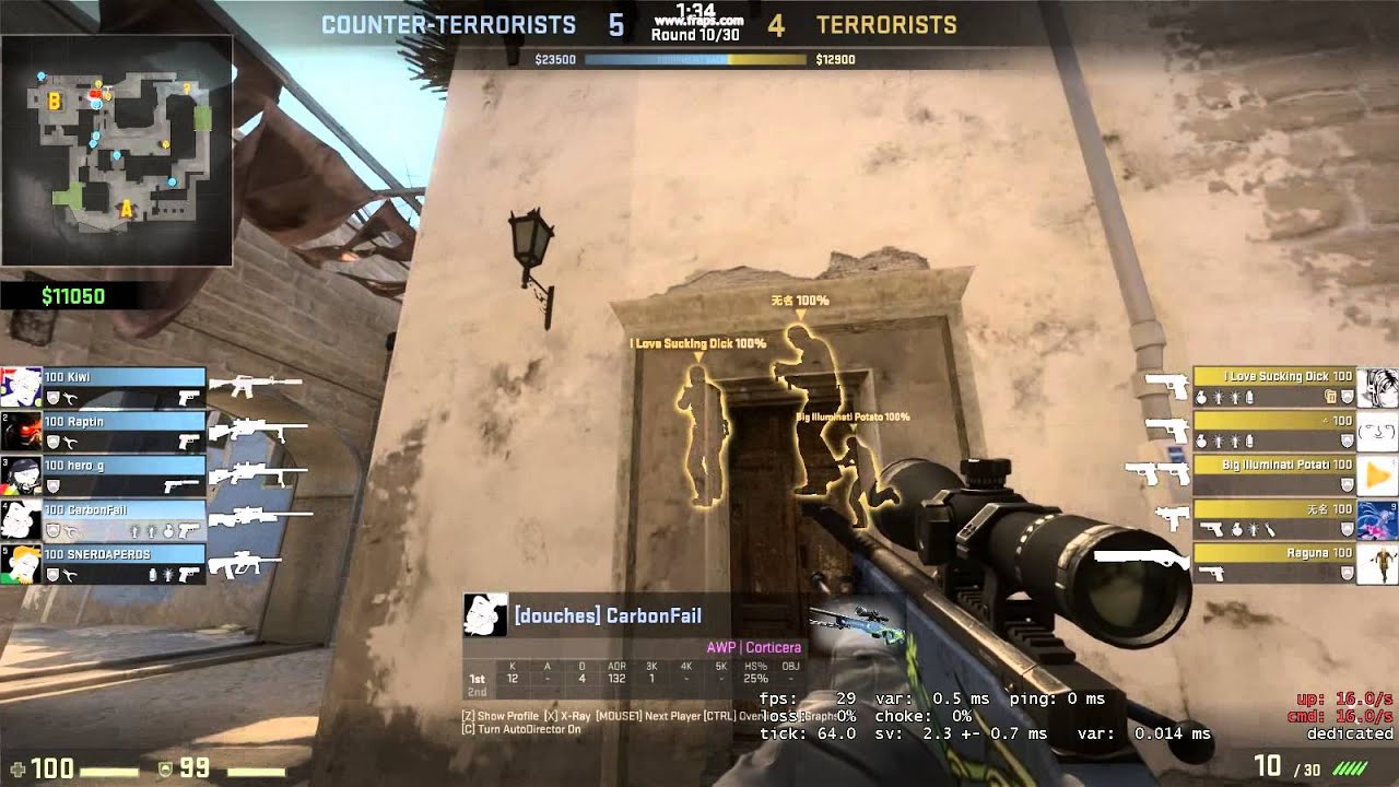awp through wall - YouTube