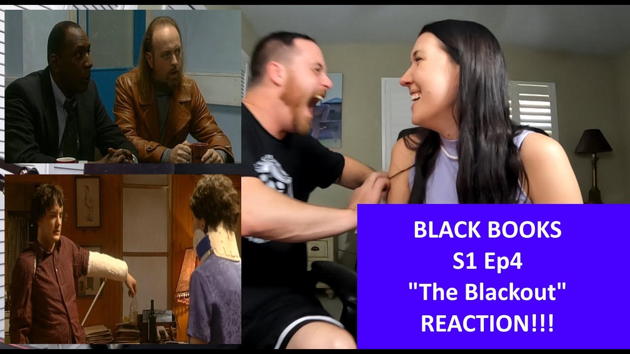 Americans React | BLACK BOOKS | The Blackout Season 1 Episode 4 ...