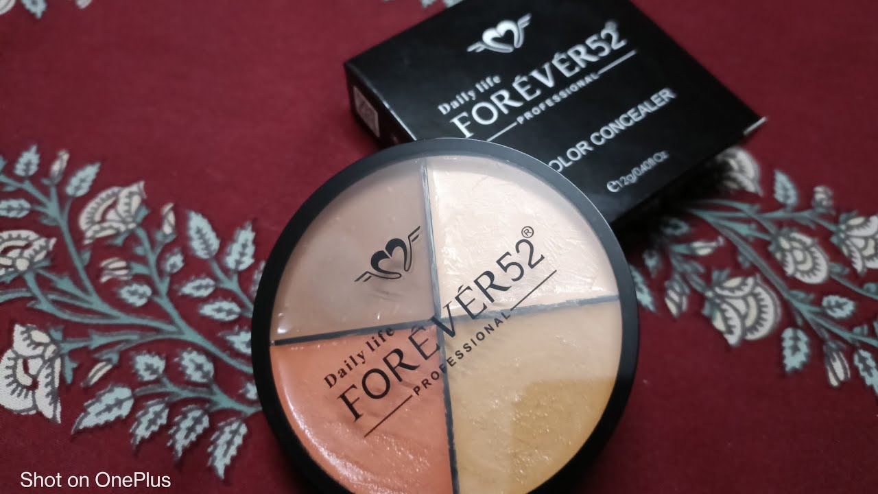 Daily Life Forever 52 Professional 4 color conceler Review+ demo ll ...