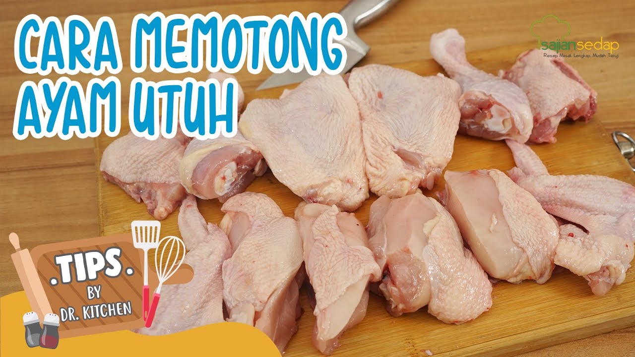 Cara Memotong Ayam Utuh Jadi 12 Bagian YouTube