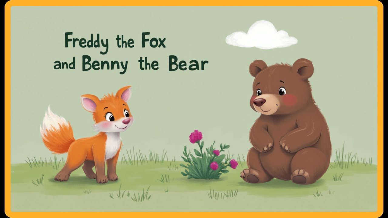 Freddy the Fox and Benny the Bear 🦊🐻 | A Story of Friendship and Trust ...