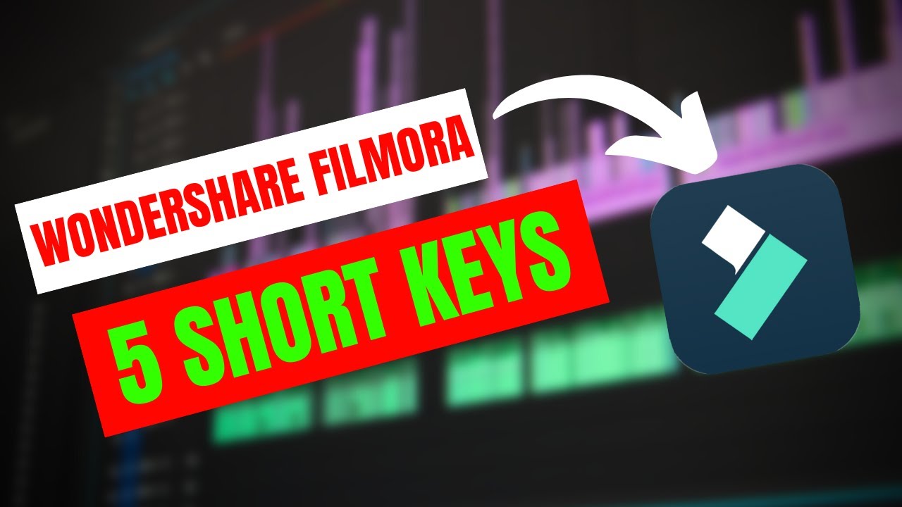 5 useful filmora shortcut keys to edit your video faster | software ...