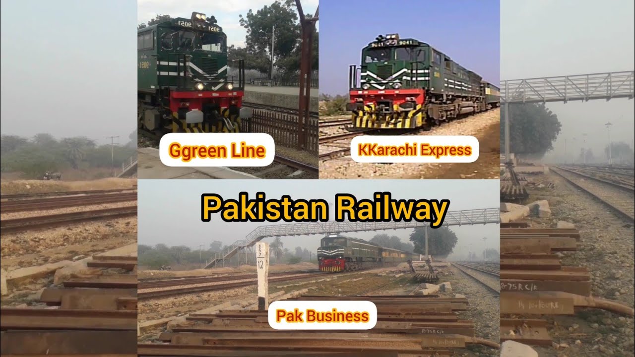 Pak Trains || Karach Express || Green Line || Pak Business || - YouTube