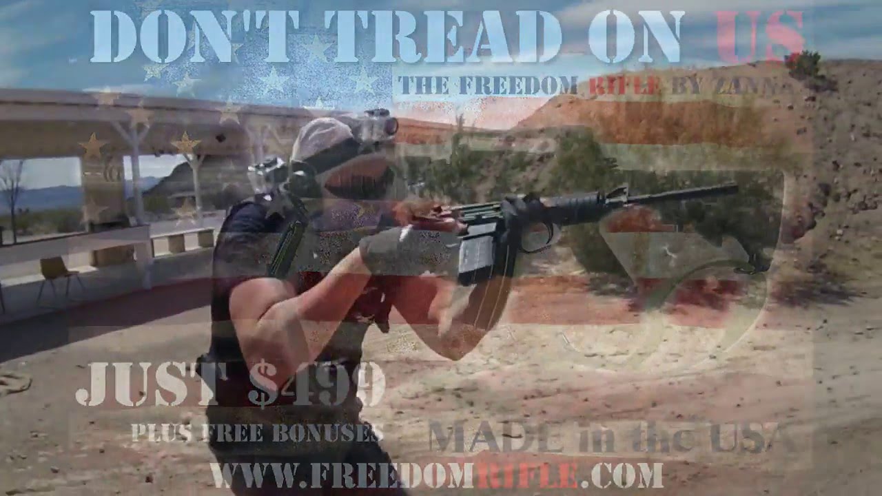 Clearing malfunctions with mud in the AR15 M4 Freedom Rifle - YouTube