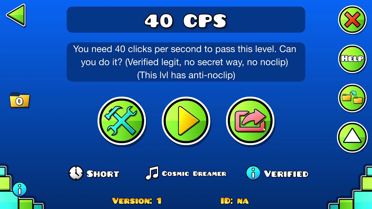 Geometry Dash- 40 CPS??? - YouTube