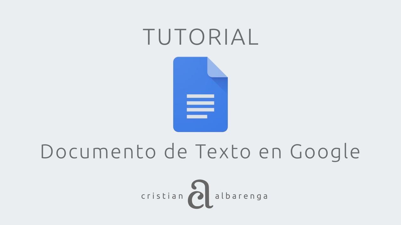 Tutorial Documento de Texto Compartido - YouTube