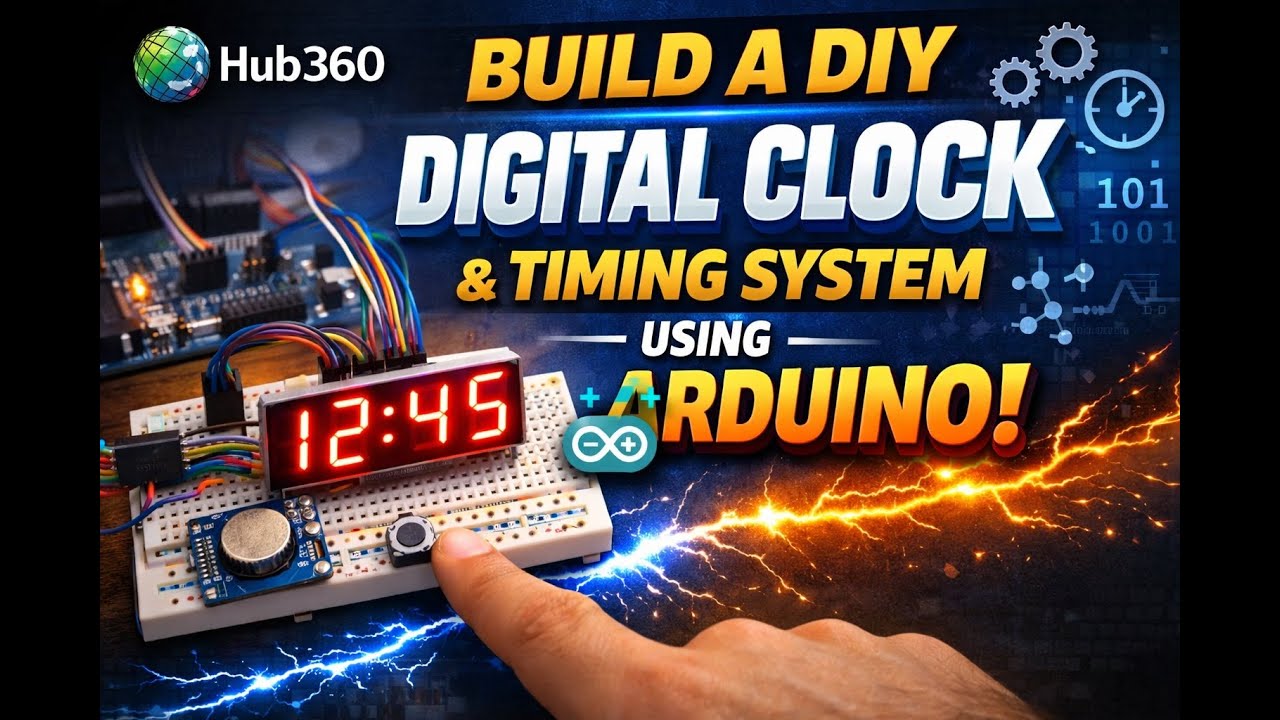 DIY Digital Clock & Timing Setting System Using Arduino | Step-by-Step ...