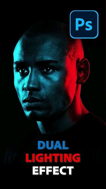 🔥 Realistic Dual Lighting Effect in Photoshop - YouTube