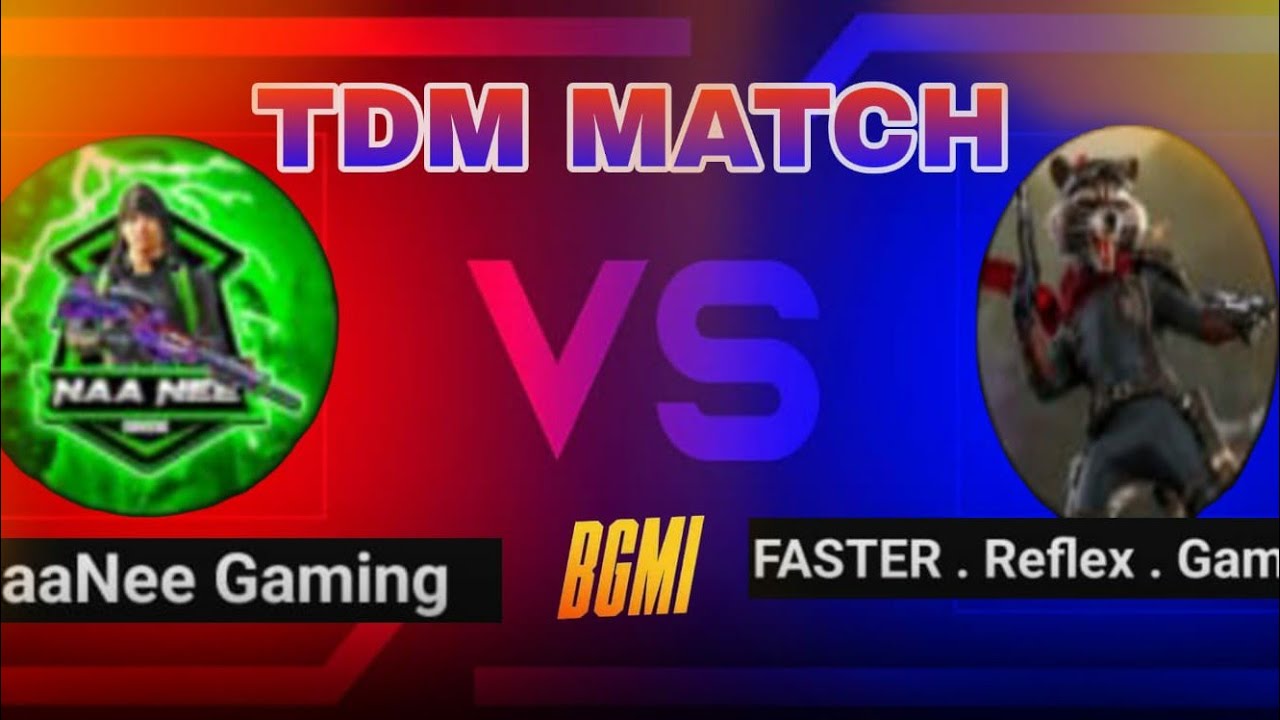 Tdm 1v1 live streamer i pad plyer NaaNee Gaming VS faster reflex gamer ...