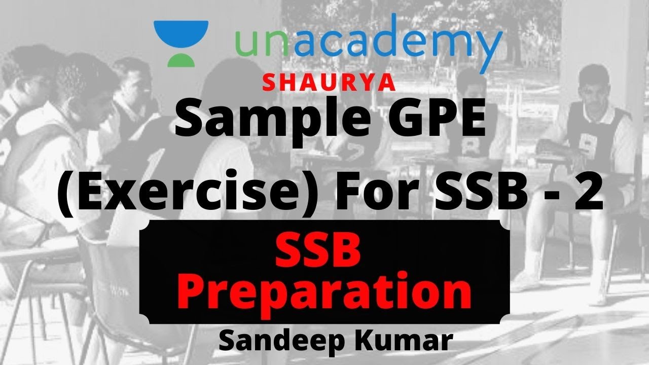 Sample GPE (Exercise) For SSB - 2 | How To Prepare GPE For SSB? | SSB ...