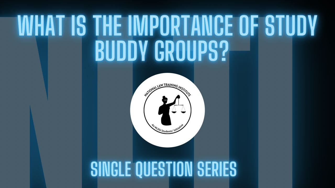 What is the importance of study buddy groups? - YouTube