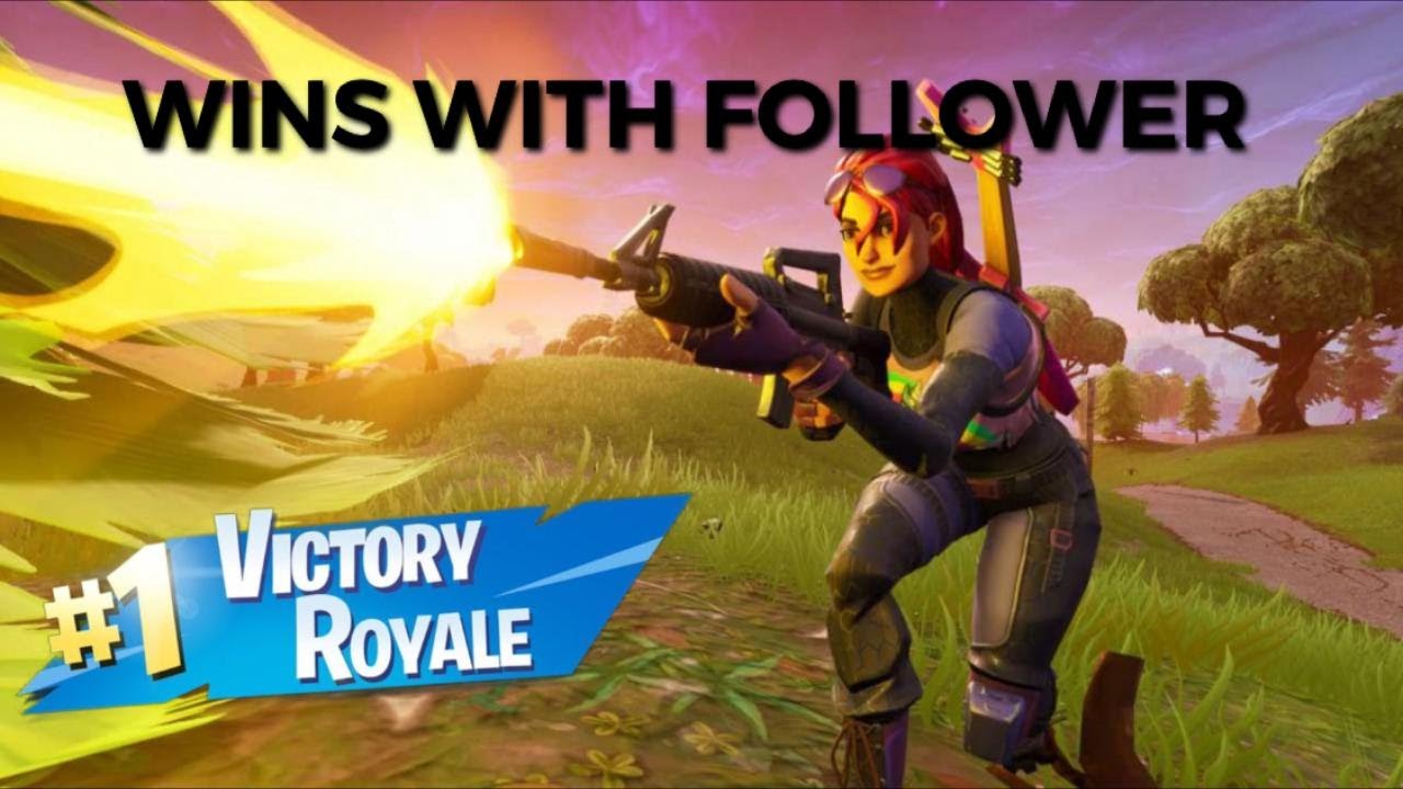 FORTNITE | STREAM HIGHLIGHTS | WINS WITH FOLLOWER - YouTube