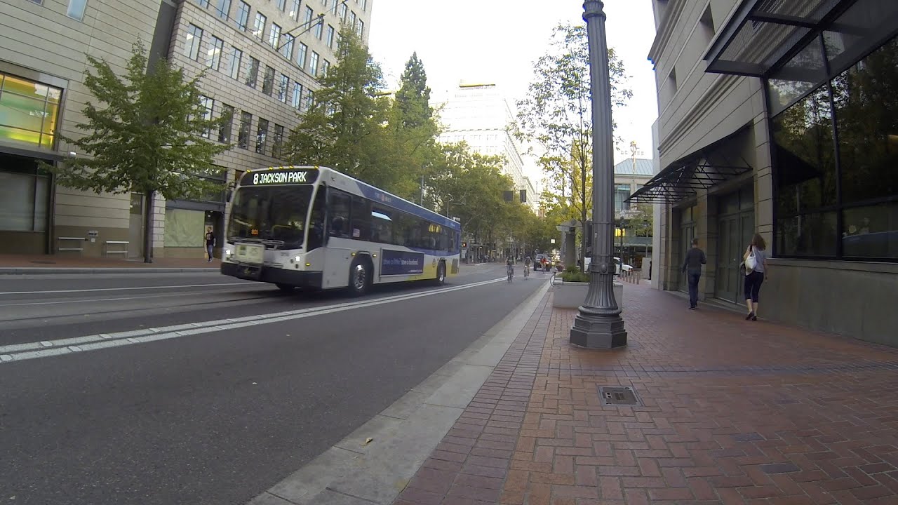 Tri-Met Line 8 Timelapse (Bus 3147) - YouTube