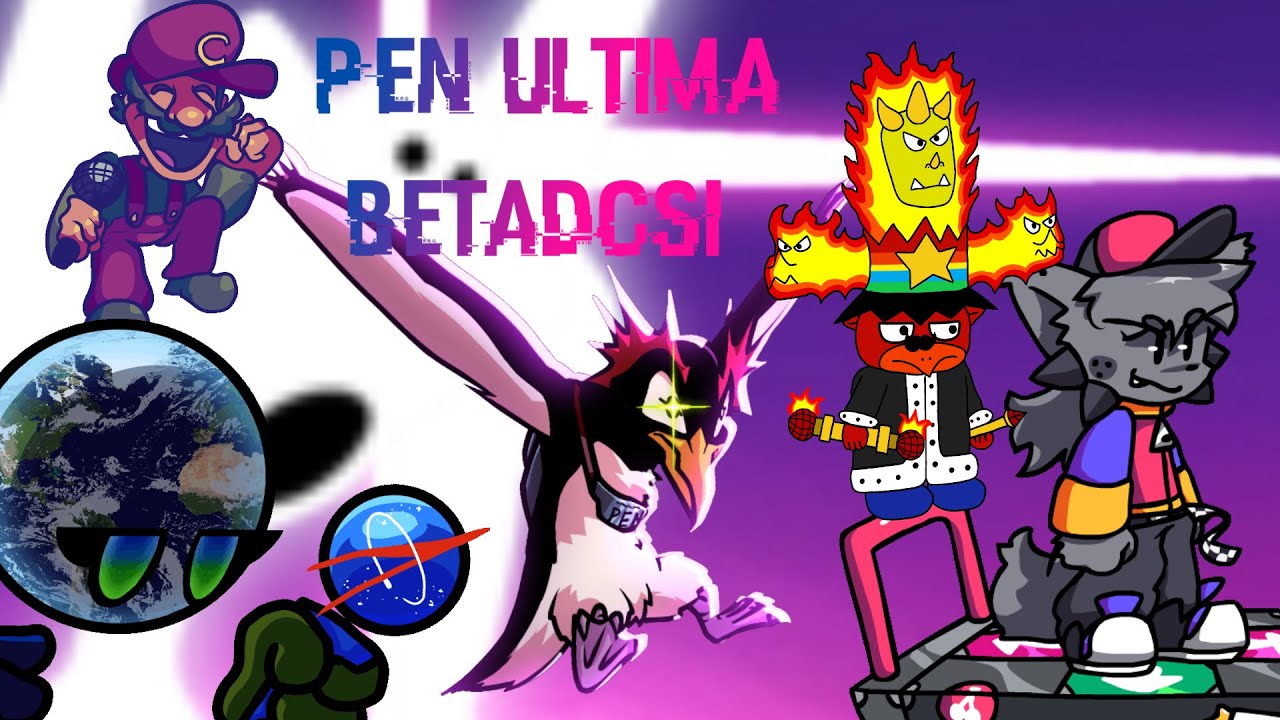 FNF Pen ultima but every turn a different character sings it - YouTube