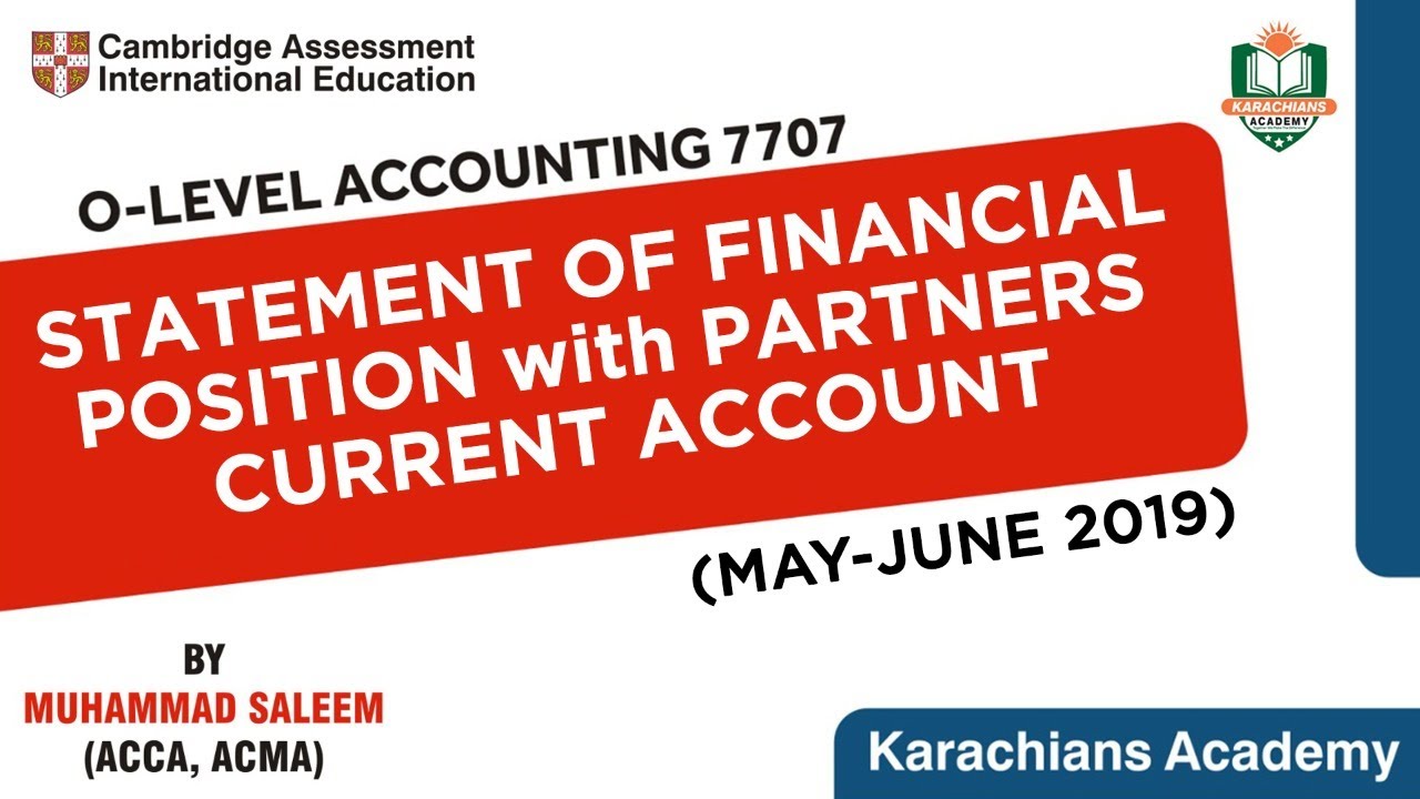 7110/22 O Level Accounting Past Papers MAY-JUNE 2019 SOFP with ...