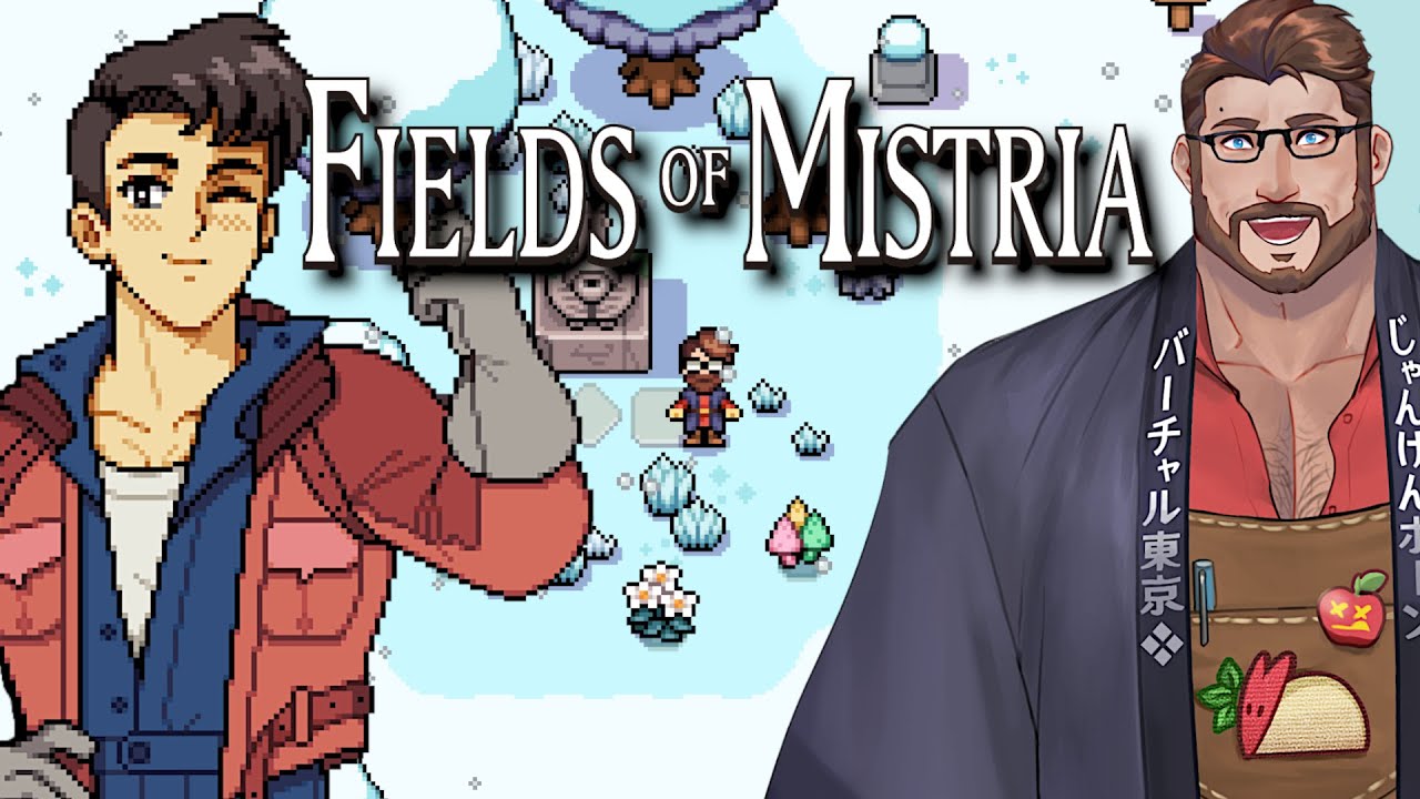 【Fields of Mistria】Winter! Come flex with the bros 💪 - YouTube