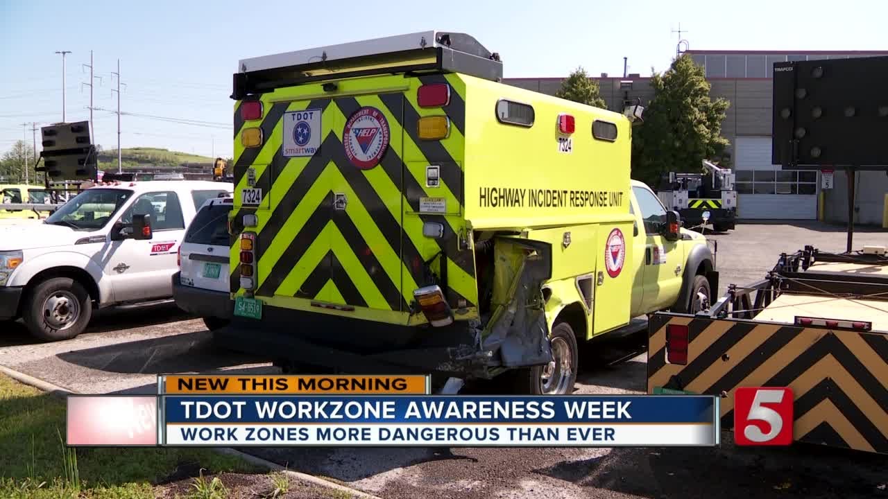 TDOT workers say work zones more dangerous than ever - YouTube