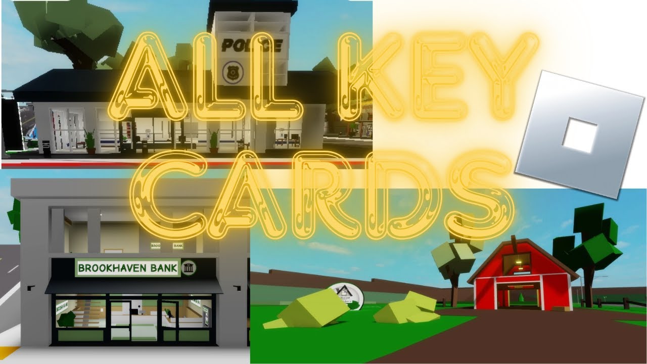 all key cards in brookhaven - YouTube