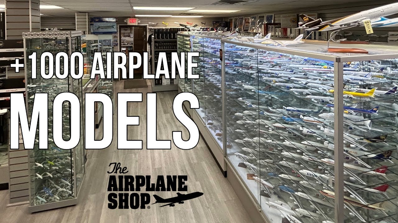 I visited world's largest AIRPLANE model SHOP! Las Vegas! - YouTube