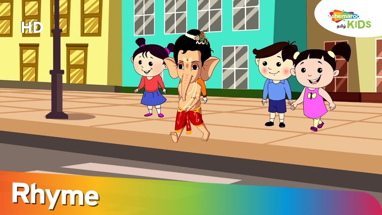 Ganesh Chaturthi Special :- The Long Road Rhymes For Children Rhyme ...