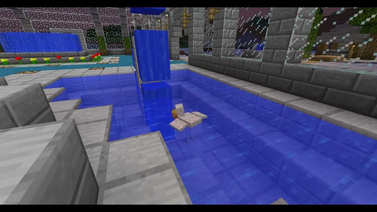 Minecraft - Swimming Chicken - YouTube