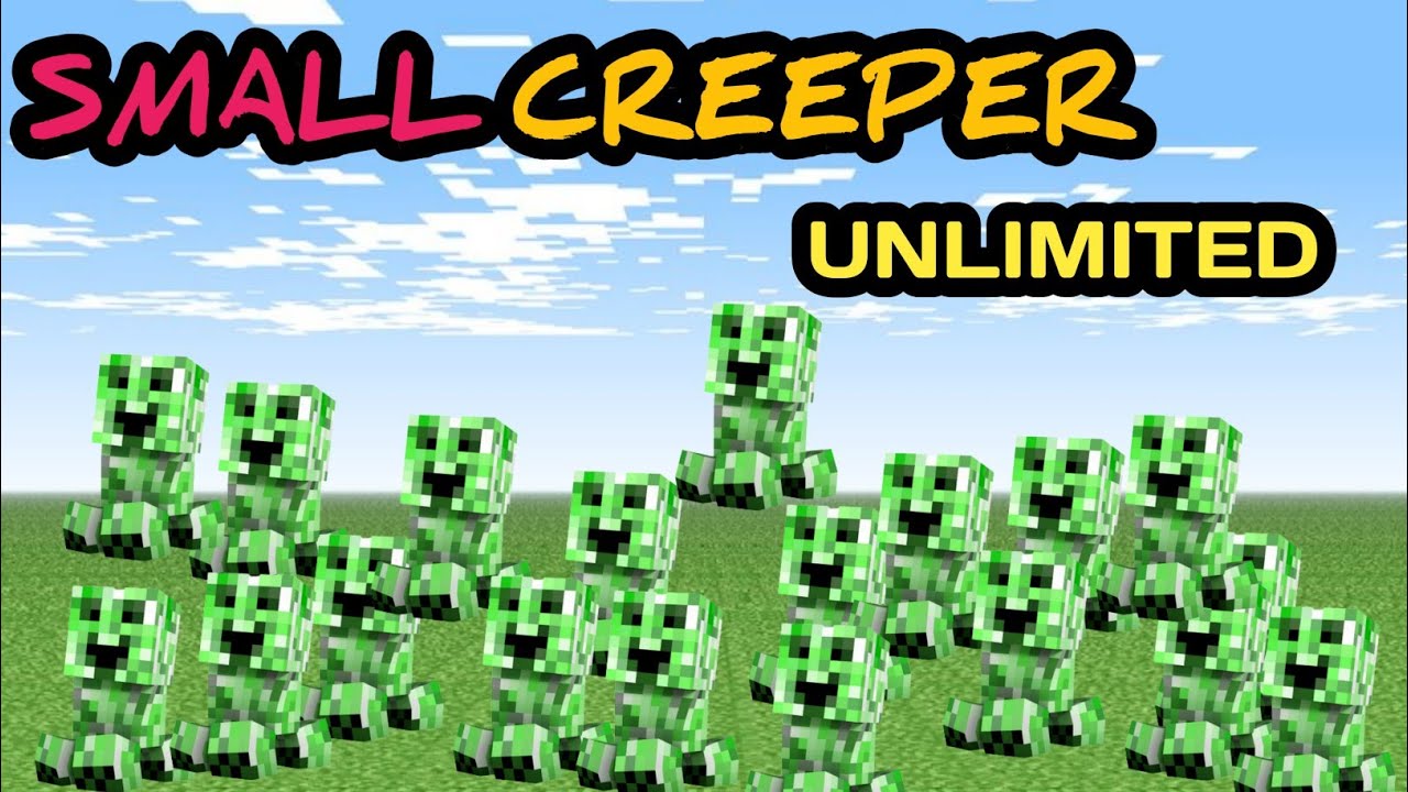 Small Creeper #shorts #minecraft - YouTube